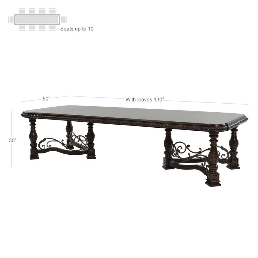 Opulent Extendable Dining Table | El Dorado Furniture