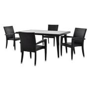 Neilina Black 5-Piece Patio Set | El Dorado Furniture