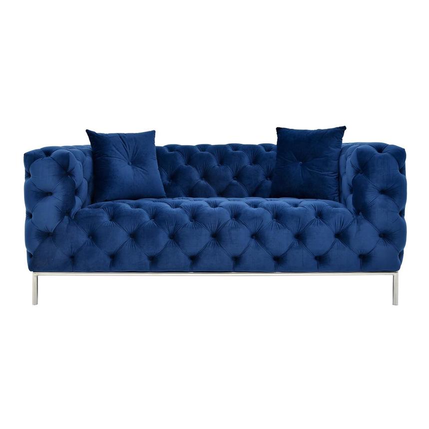 Crandon Blue Loveseat
