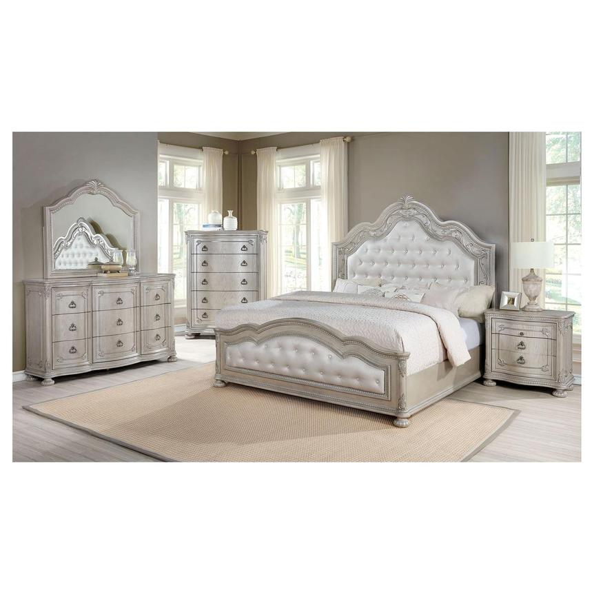 Granada Cream 4-Piece Queen Bedroom Set | El Dorado Furniture