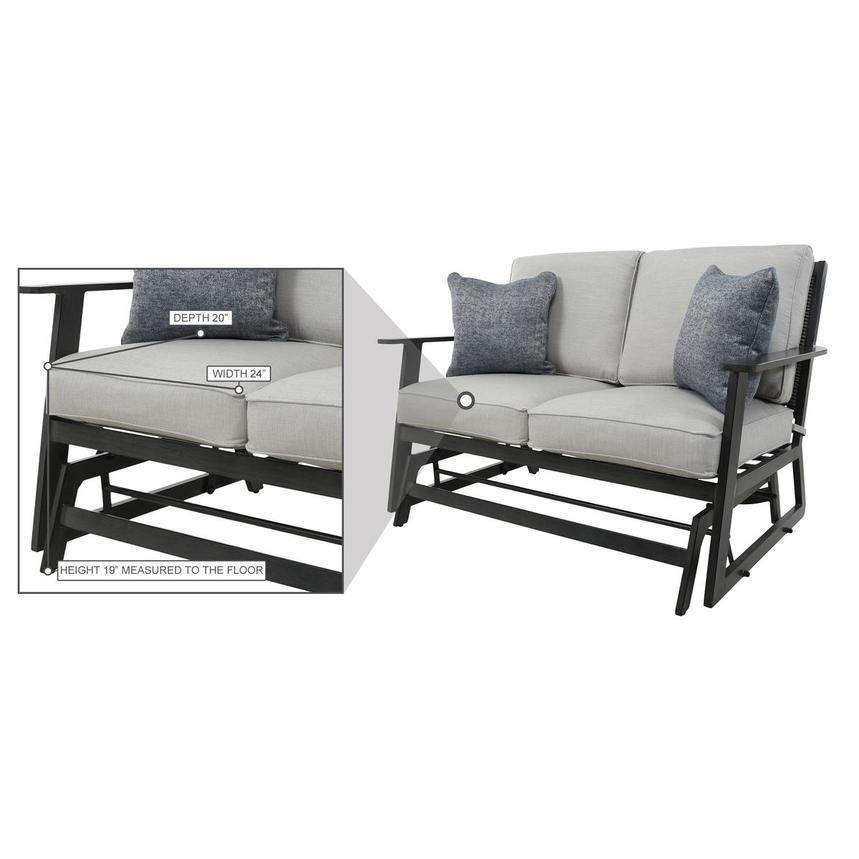 Arisson Glider Loveseat | El Dorado Furniture