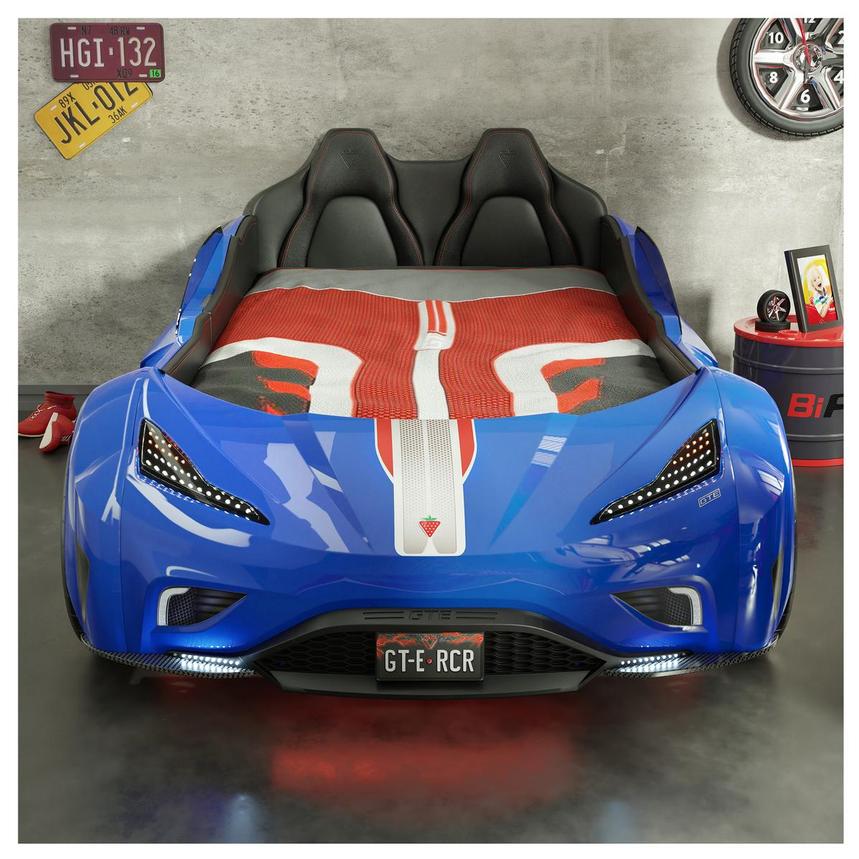 Snow Ev Blue Twin Car Bed | El Dorado Furniture