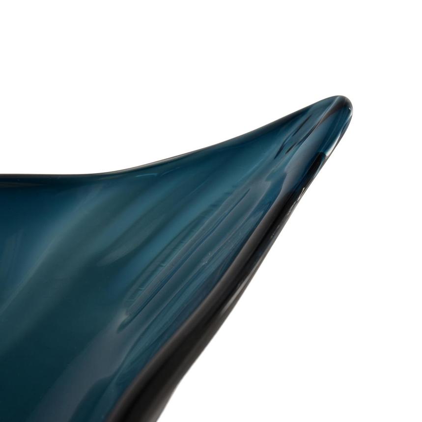 Cyan Glass Bowl | El Dorado Furniture