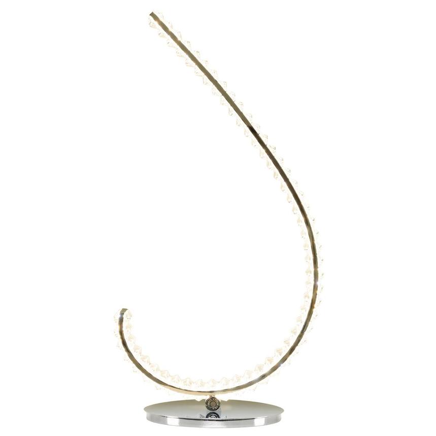 Curve Silver Left Table Lamp | El Dorado Furniture
