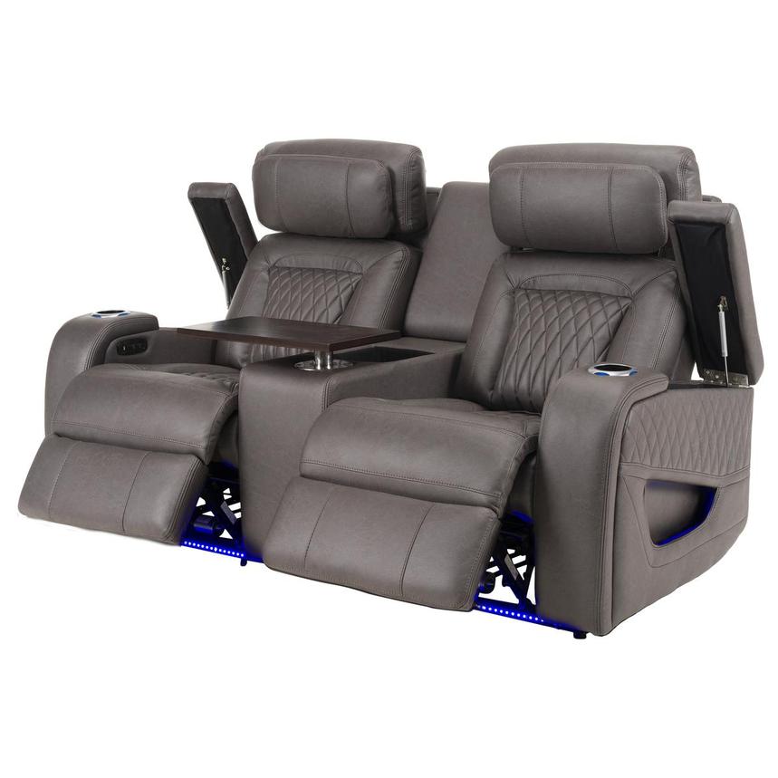 Neal Power Reclining Sofa w/Console | El Dorado Furniture