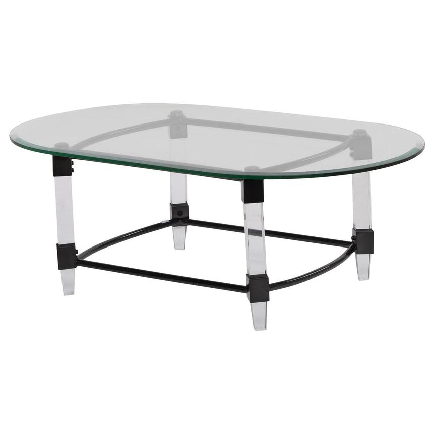 Caroline Black Oval Coffee Table | El Dorado Furniture