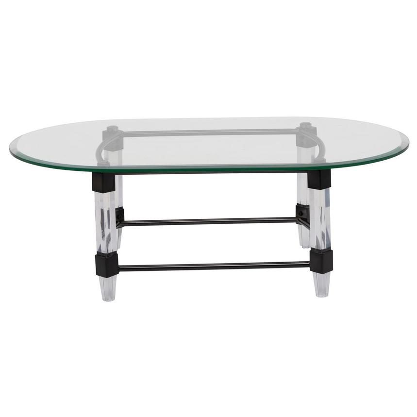 Caroline Black Oval Coffee Table | El Dorado Furniture