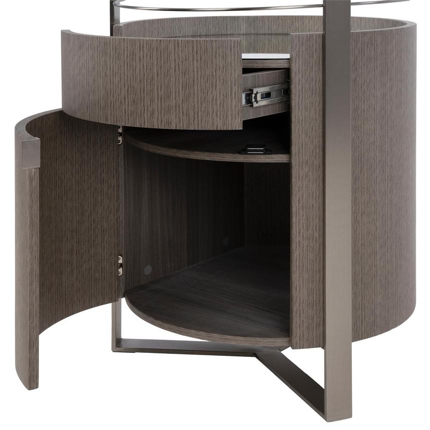 Eliza Gray Bar Cabinet | El Dorado Furniture