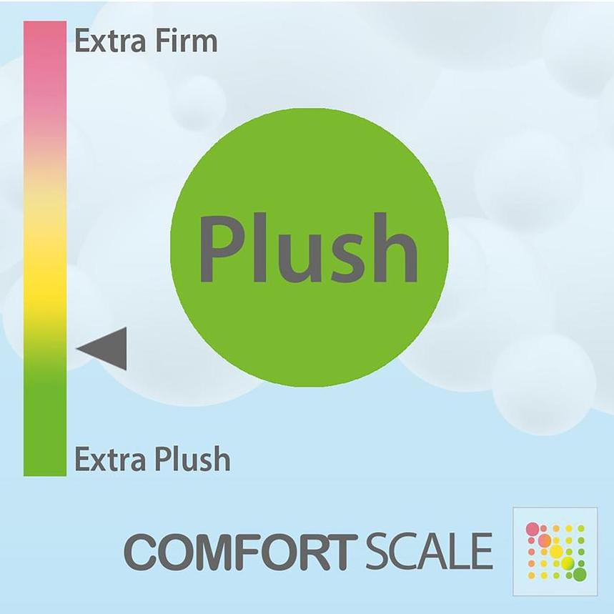 BRB-LX-Class Hybrid-Plush Queen Mattress w/Advanced Motion II Powered ...