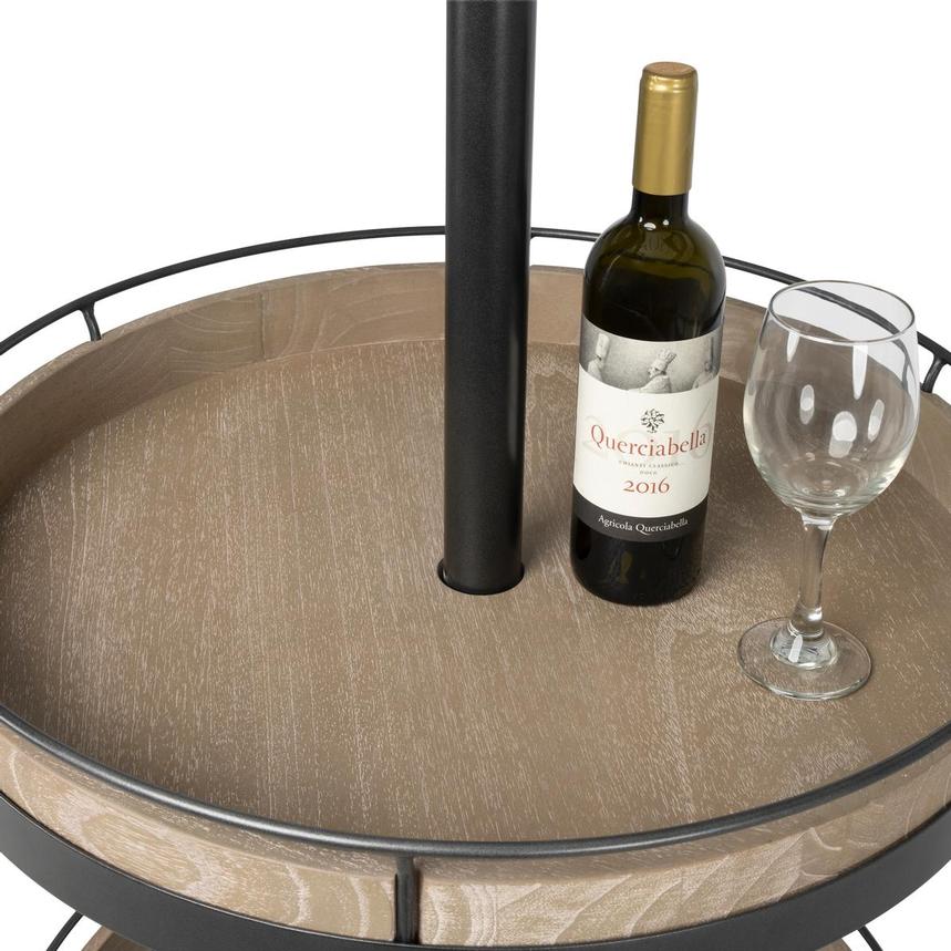 Broc Natural Swivel Wine Rack | El Dorado Furniture