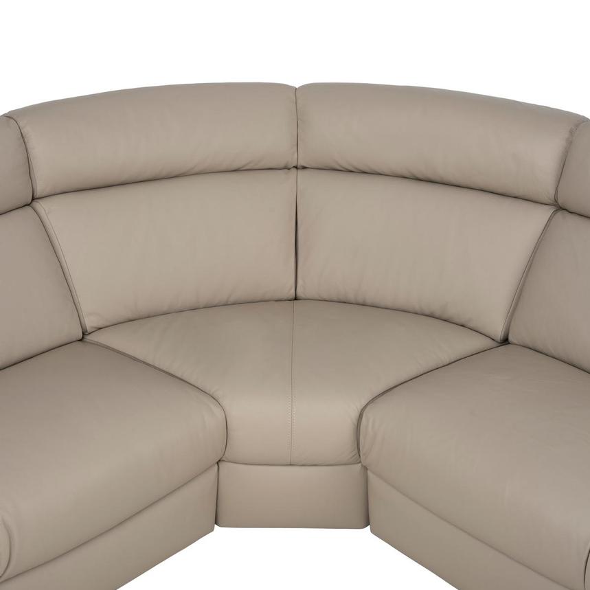 Mayfair Beige 3-Piece Leather Sectional by Natuzzi Editions | El Dorado ...