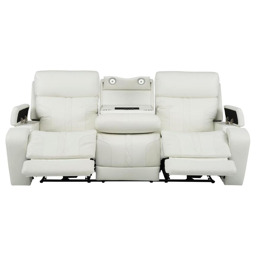 Zeus Leather Power Reclining Sofa | El Dorado Furniture