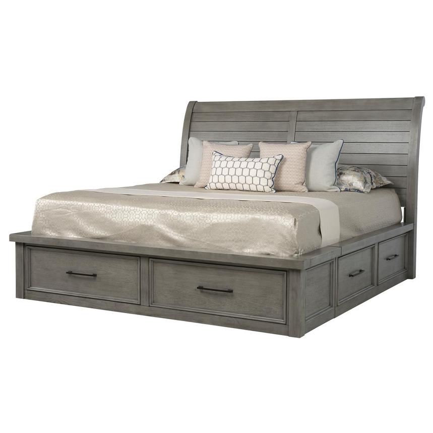Justin Gray 4-Piece Queen Bedroom Set | El Dorado Furniture